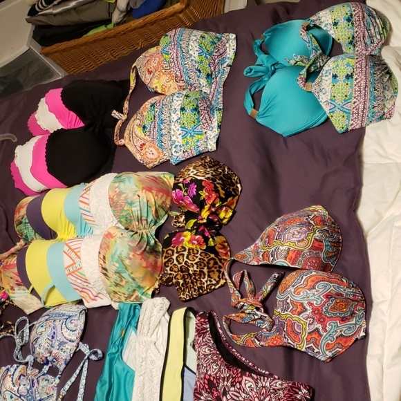 Victoria S Secret Swim Huge Bundle Of 34d 34dd 36d 36dd Medlg